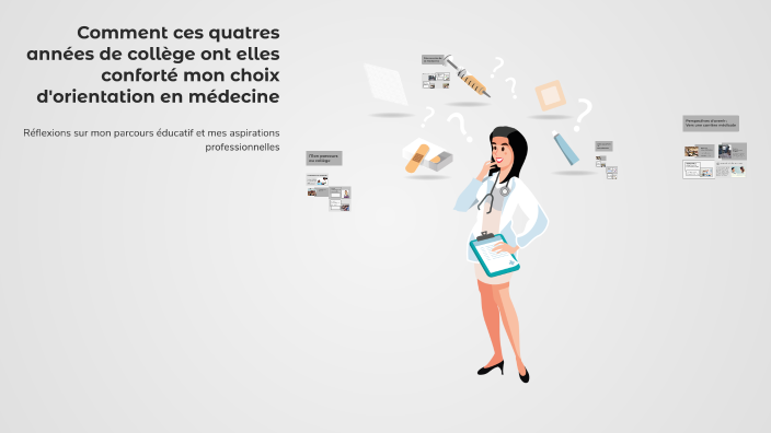 Comment ces quatres années de collège ont elles conforté mon choix d'orientation en médecine by ...
