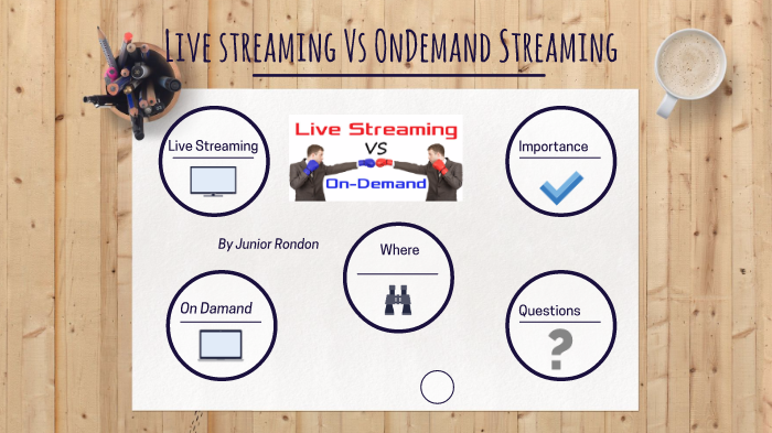 Live Streaming vs. On- Demand Streaming by Junior Rondon on Prezi