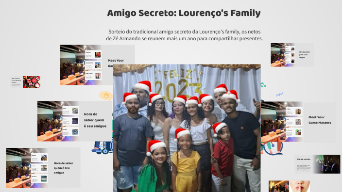 Amigo Secreto: Lourenço's Family Game Night by Mateus Inocêncio on Prezi