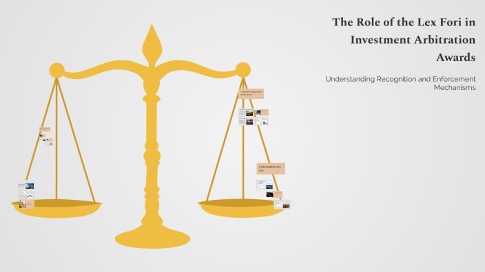 The Role of the Lex Fori in Investment Arbitration Awards by Norbert ...