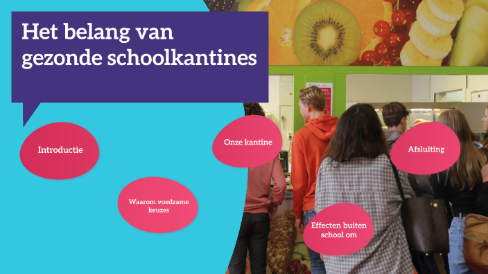 Het belang van gezonde schoolkantines by Dewy de Wit on Prezi