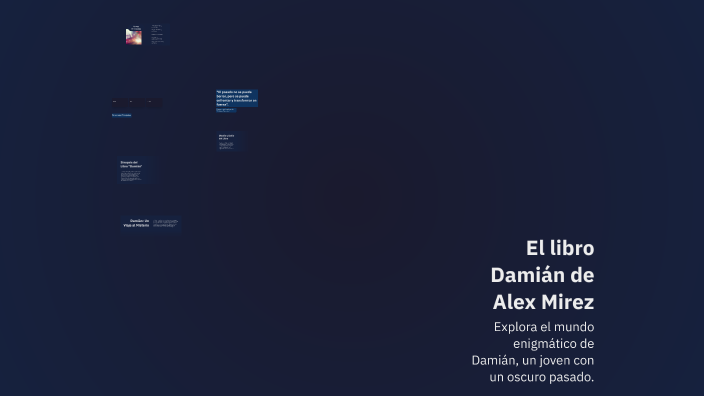 El libro Damián de Alex Mirez by Yineidy Mera on Prezi