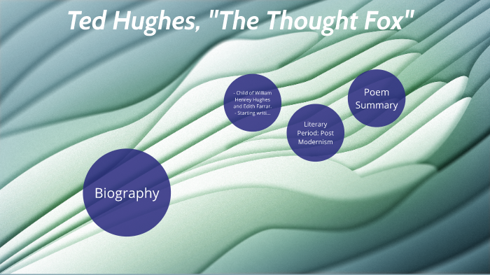 Ted Hughes, "The Thought Fox" by Joe marrone on Prezi