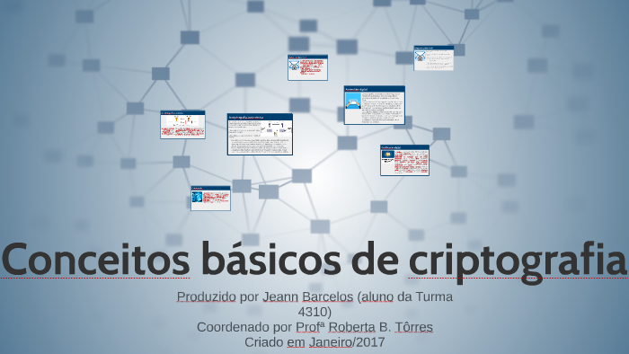 Conceitos básicos de criptografia by jeann barcelos