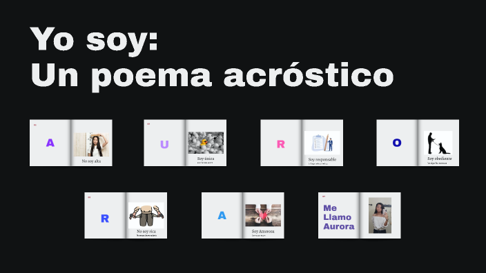 Yo soy: Un poema acróstico by AlexRiana Pascua on Prezi