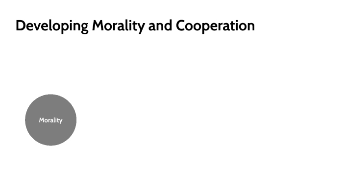Developing Morality And Cooperation By Hannah Mikrut On Prezi