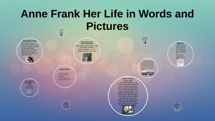 Anne Frank Her Life In Words And Pictures by Madison Johnson on Prezi