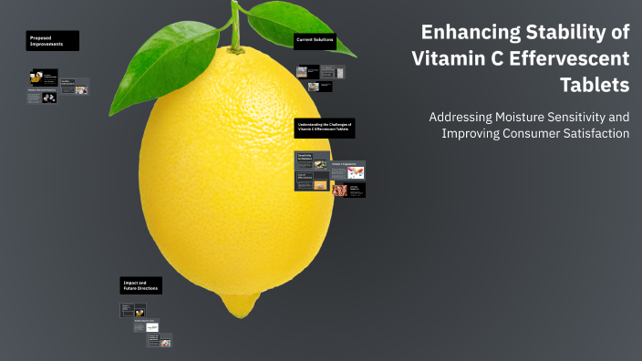 Enhancing Stability of Vitamin C Effervescent Tablets by Utkarsha ...