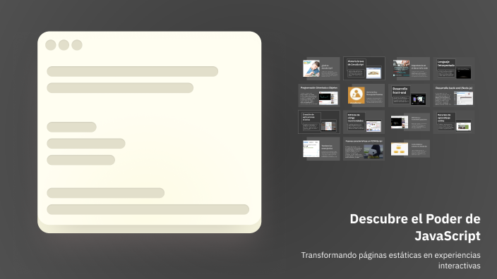 Descubre el Poder de JavaScript by Jordy FF on Prezi