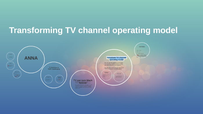 Transform TV channel operating model by on Prezi