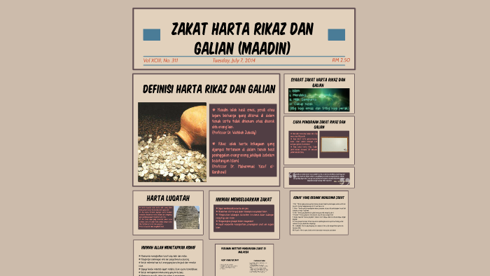 ZAKAT HARTA RIKAZ DAN GALIAN(MAADIN) by Anis Rahima Kadeli on Prezi