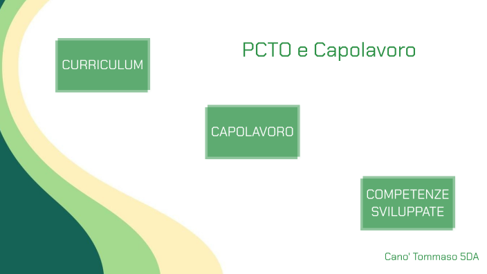 PCTO e Capolavoro by Tommaso Cano' on Prezi
