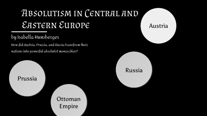 AP Euro Absolutism Mind Map by Isabella Hunsberger on Prezi