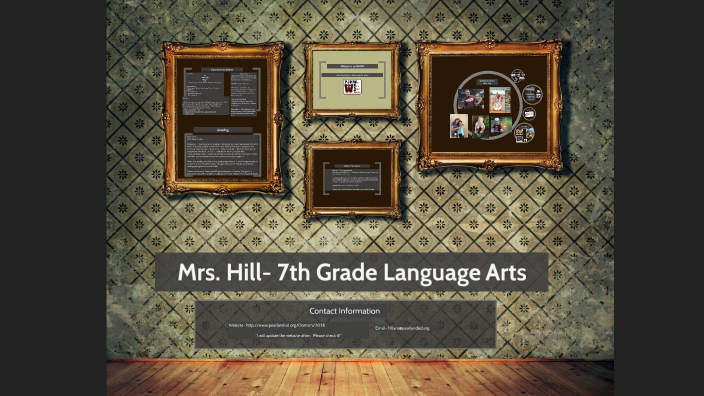 Mrs. Hill- Language Arts by Ashley Hill on Prezi