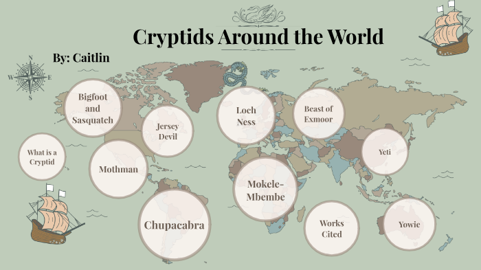 Cryptids Around the World by Caitlin Larsen on Prezi