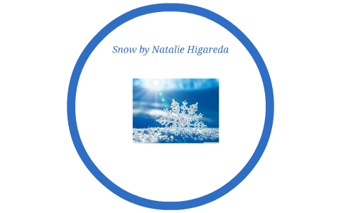 Snow by Natalie Higareda by Natalie Higareda on Prezi
