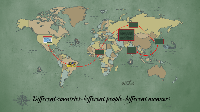 Different countries-different people-different manners by Asel ...