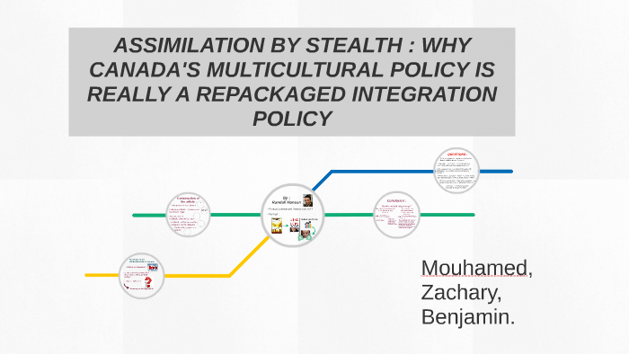 ASSIMILATION BY STEALTH : WHY CANADA'S MULTICULTURAL POLICY by Mouhamed ...