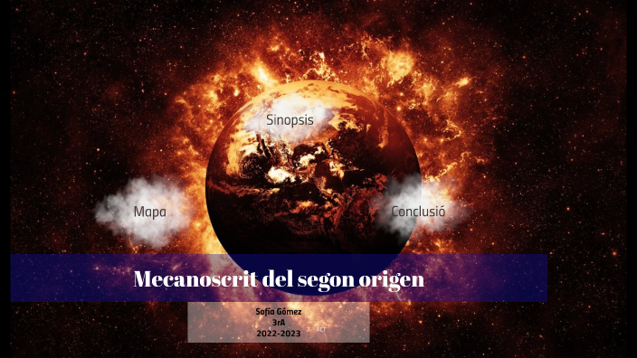 Mecanoscrit del segon origen by Sofia Gomez Gomez on Prezi