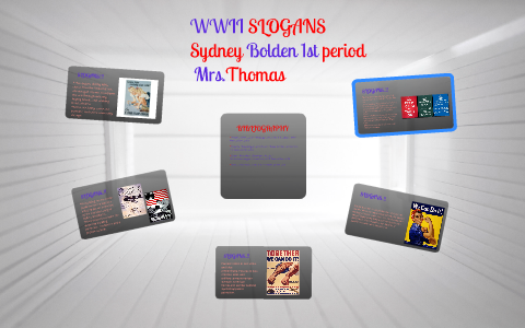 WWII SLOGANS..!!! by Sydney Bolden on Prezi