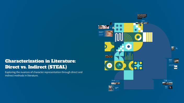 Characterization in Literature: Direct vs. Indirect (STEAL) by Theresa ...