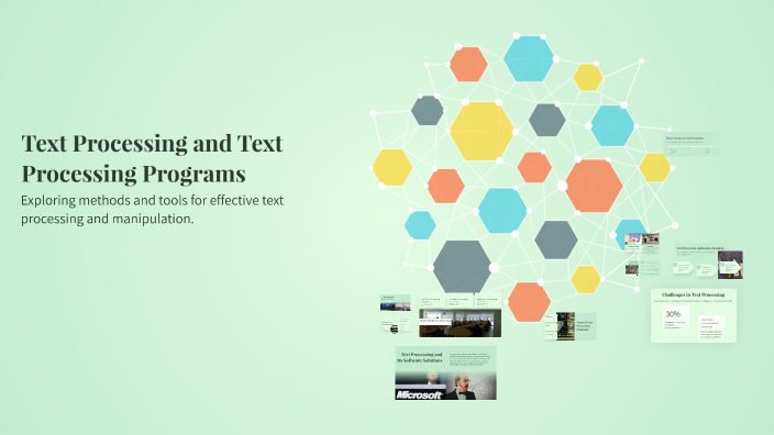 Text Processing and Text Processing Programs by Ана Кокова on Prezi