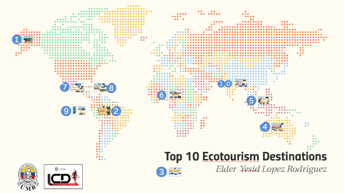 Top 10 Ecotourism Destinations by on Prezi