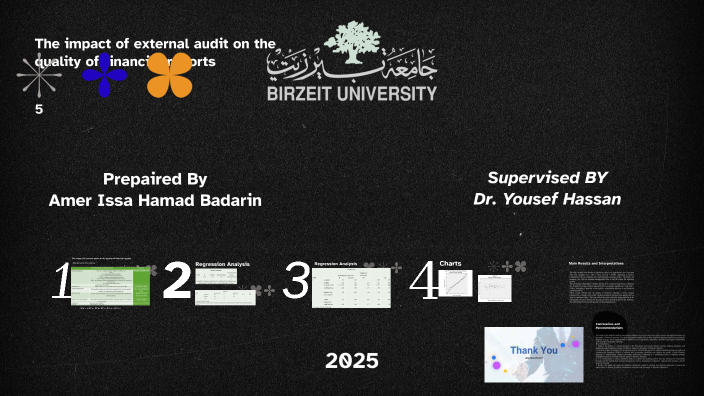 The impact of external audit on the quality of financial reports ...