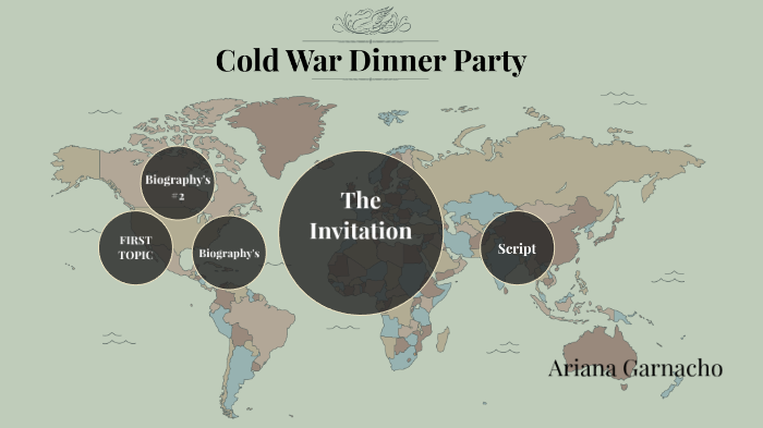 cold war dinner party project by jermayne larry & ariana by jermayne ...