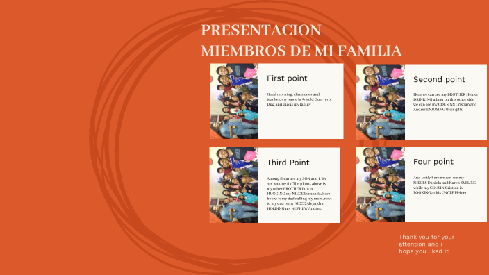VIDEO PRESENTACION MIEMBROS DE MI FAMILIA by WTF withdaniel on Prezi