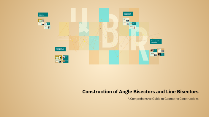Construction of Angle Bisectors and Line Bisectors by SRINIVASA RAO ...