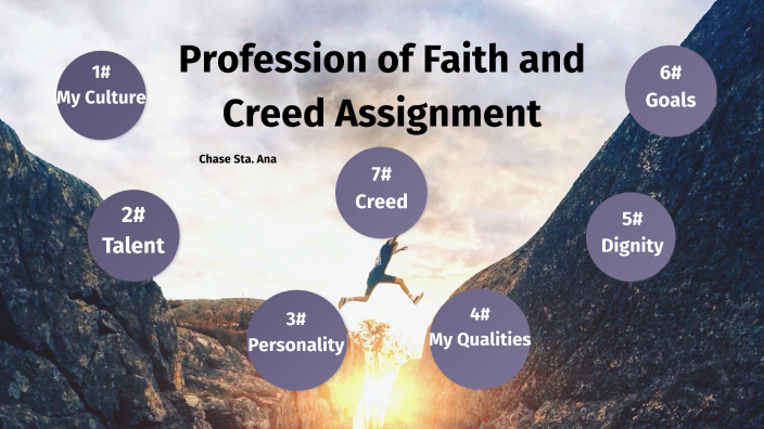 Profession of Faith and Creed Assignment by Chase Sta. Ana on Prezi