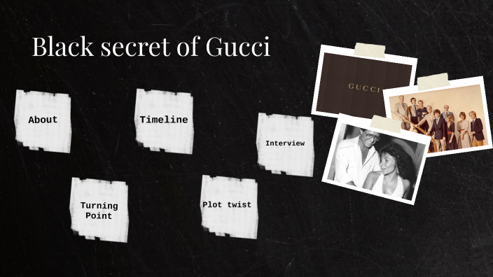Black secret of Gucci by klara cipric on Prezi