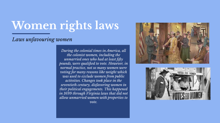 Women’s rights in the eighteenth century and how they changed over time ...