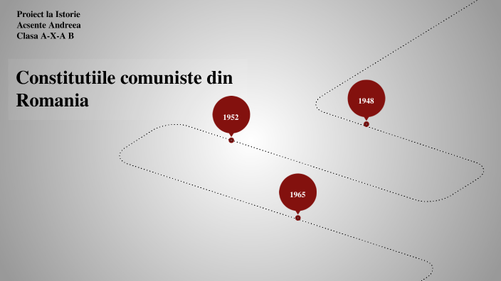 Constitutiile comuniste din Romania by andrei nastase on Prezi