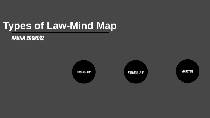 Types Of Law Mind Map by Hanna Srokosz on Prezi