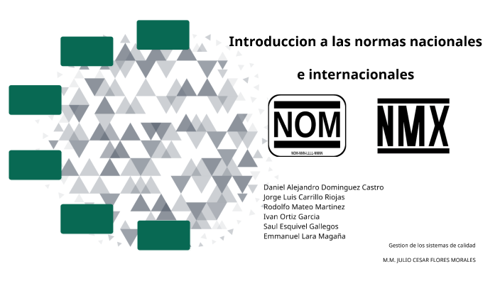 Normas Nac e Int by Daniel Dominguez on Prezi