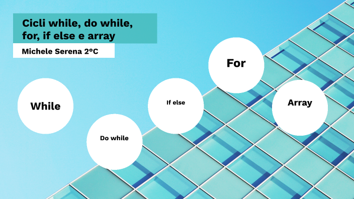 cicli di java + array by Michele Serena on Prezi