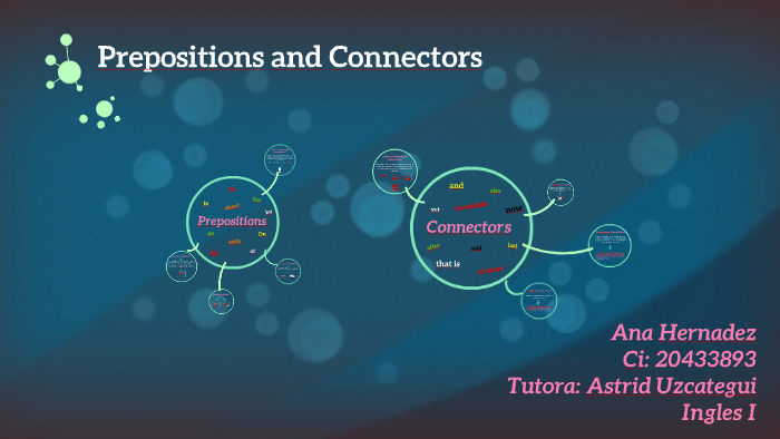prepositions and connectors by ana hernandez on Prezi