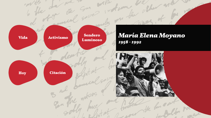 Marìa Elena Moyano by ANNA CINEL on Prezi