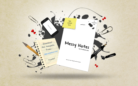 Messy Notes - Prezi Template by Prezi Templates by Prezibase on Prezi