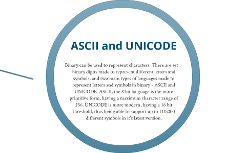 ASCII and Unicode by Tom Baird on Prezi