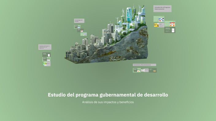 Estudio del programa gubernamental de desarrollo by Emiliano Gudi o ...