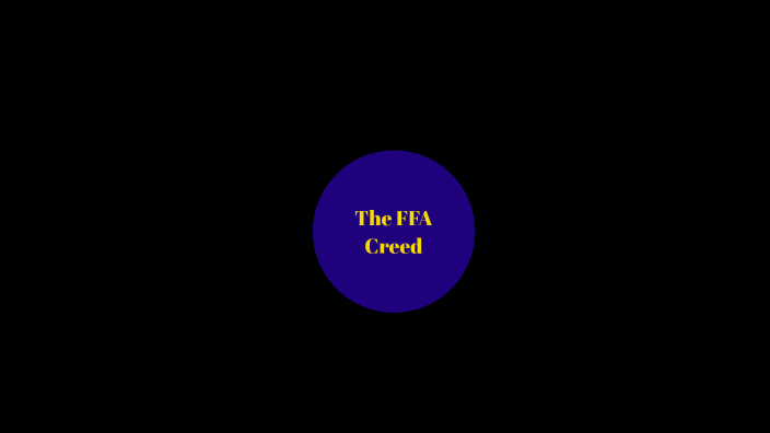 The FFA Creed by Emma Register on Prezi