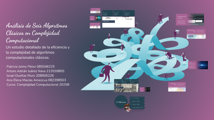 Análisis de Seis Algoritmos Clásicos en Complejidad Computacional by ...
