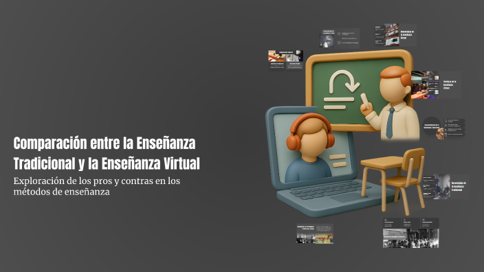 Comparación entre la Enseñanza Tradicional y la Enseñanza Virtual by ...