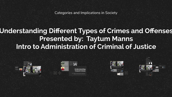 Understanding Different Types of Crimes and Offenses by Taytum Manns on ...