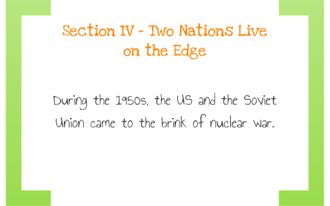 US History - 26.4 - Two Nations Live on the Edge by John McDaris on Prezi