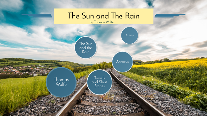The Sun and the Rain by Thomas Wolfe by Kayla Seay on Prezi