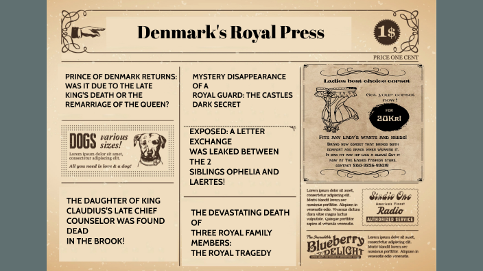 Hamlet Newspaper - Hend by Hend Alsuwaidi on Prezi